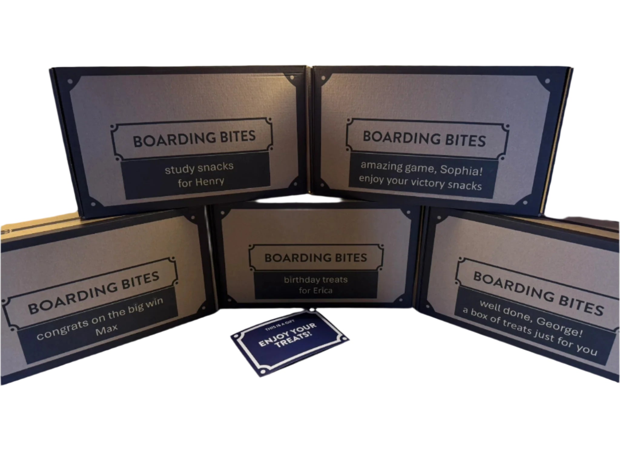 Personalised Box & Message – Boarding Bites